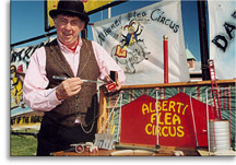THE ALBERTI FLEA CIRCUS AND STROLLING STREET ORGAN
